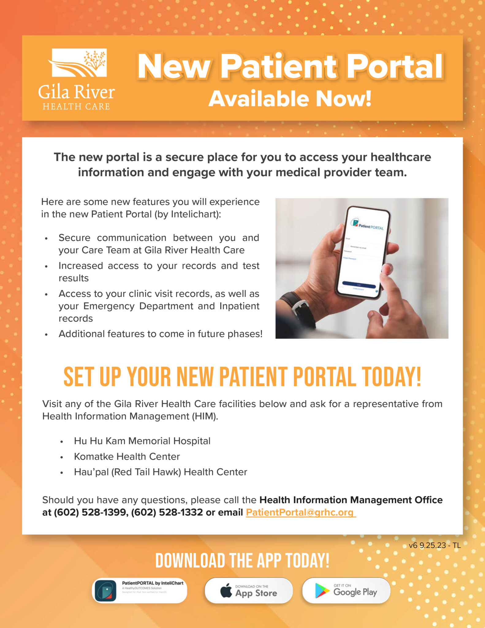 New Patient Portal - Gila River Health Care