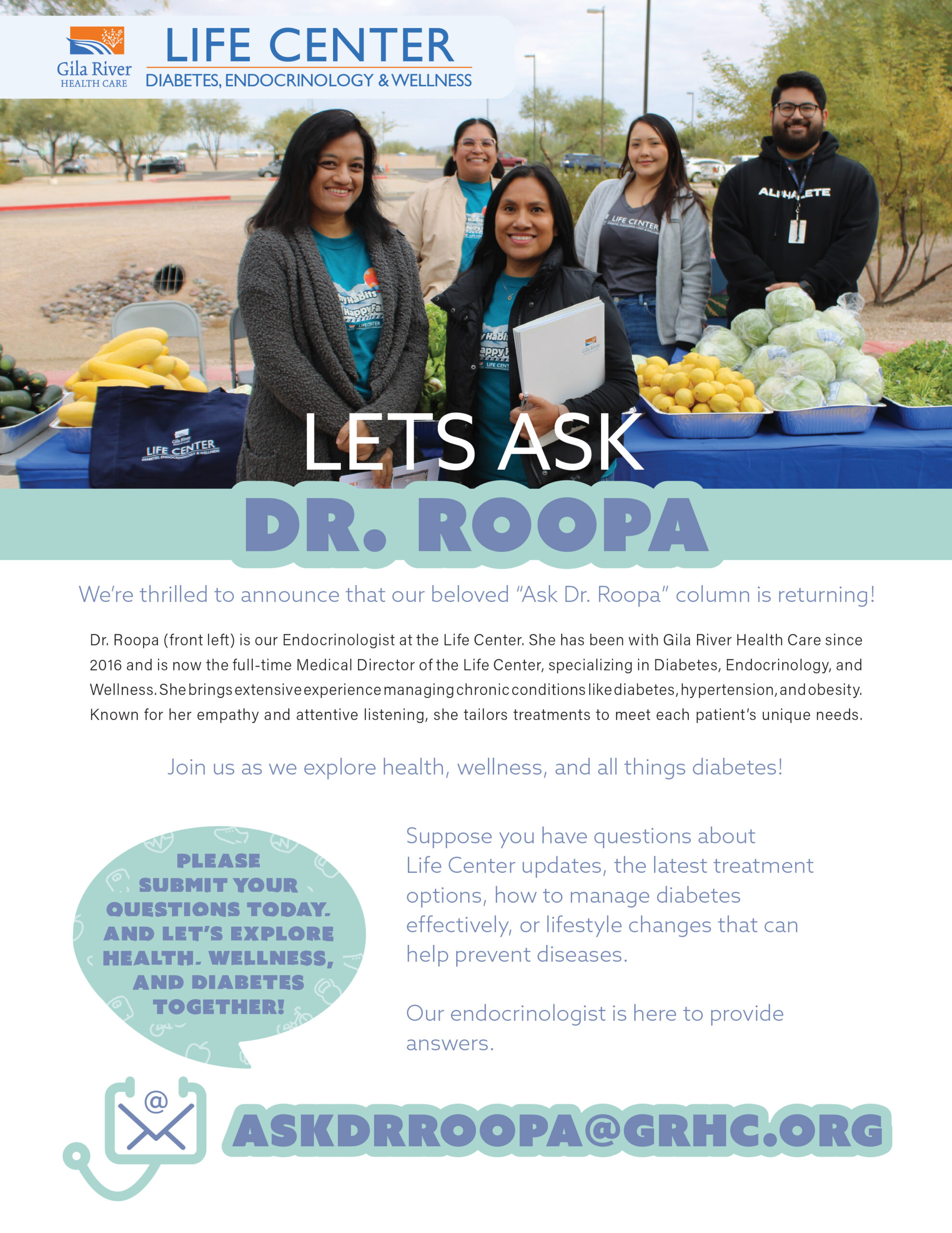 Ask Dr. Roopa LC April 2025 FINAL – Gila River Health Care