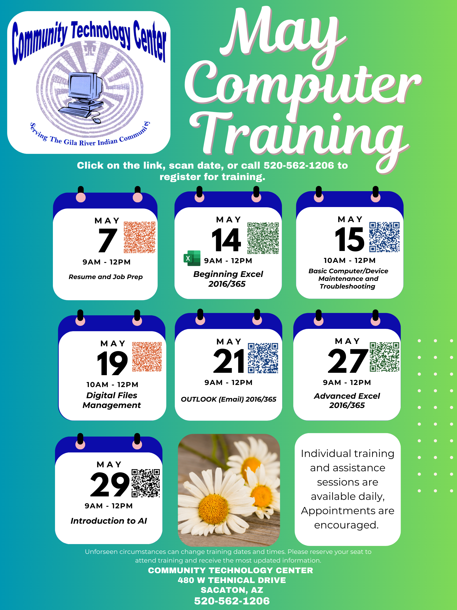 CTC May Computer Training – Gila River Health Care